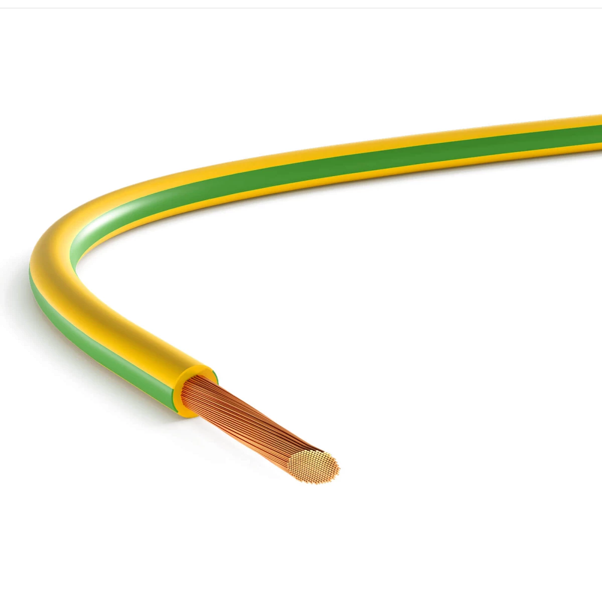 25m 10mm2 Erdungskabel H07V-K 1x10mm² Aderleitung flexibel Kupfer Litz
